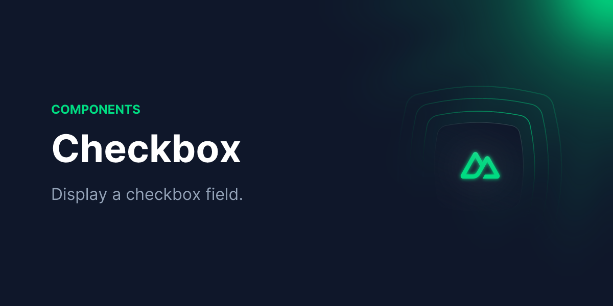 Checkbox - Nuxt UI