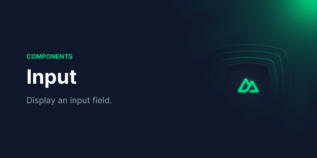 Input - Nuxt UI
