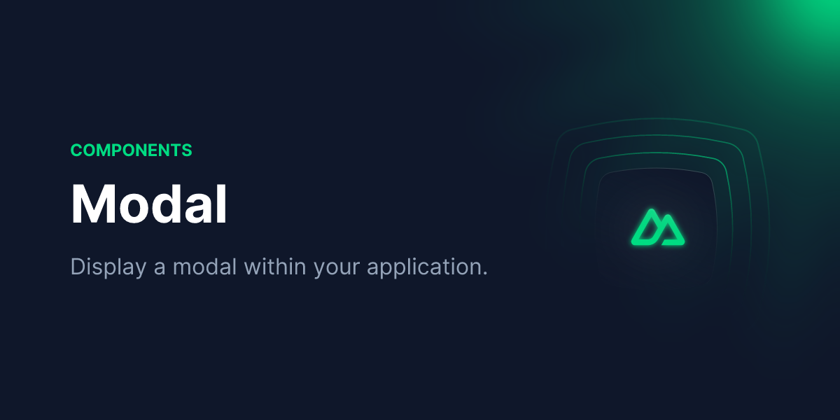 Modal - Nuxt UI