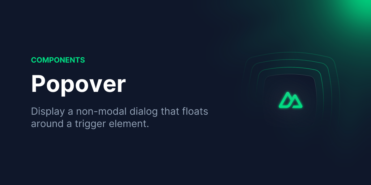 Popover - Nuxt UI