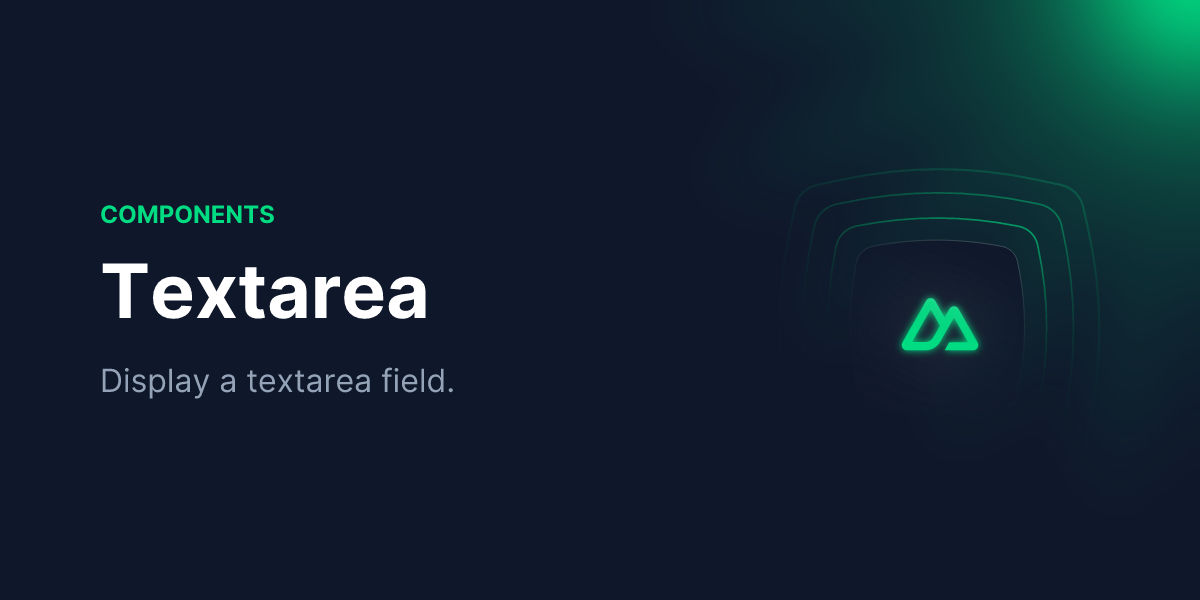 Textarea - Nuxt UI