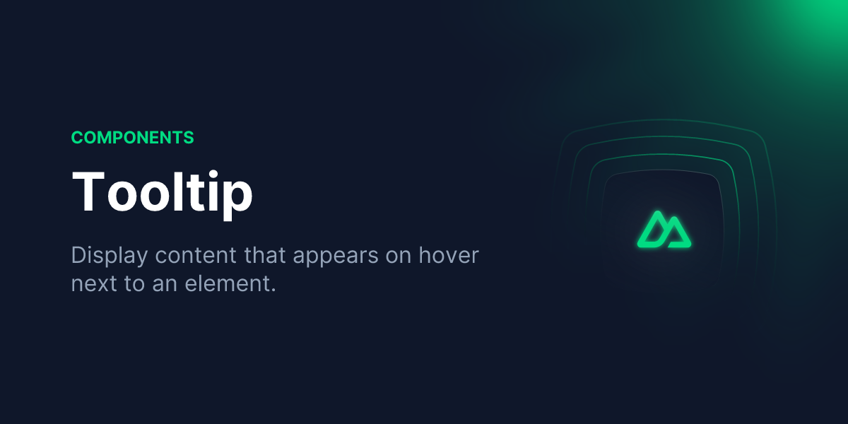 Tooltip - Nuxt UI