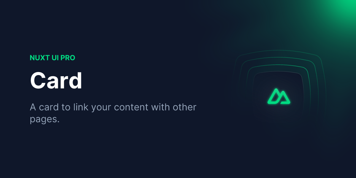 Card - Nuxt UI Pro