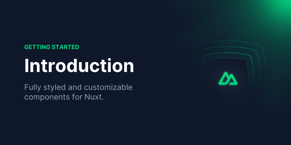 Introduction - Nuxt UI
