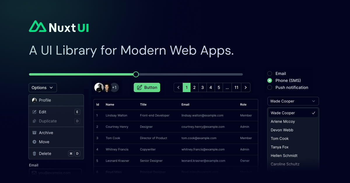 Nuxt Ui A Ui Library For Modern Web Apps